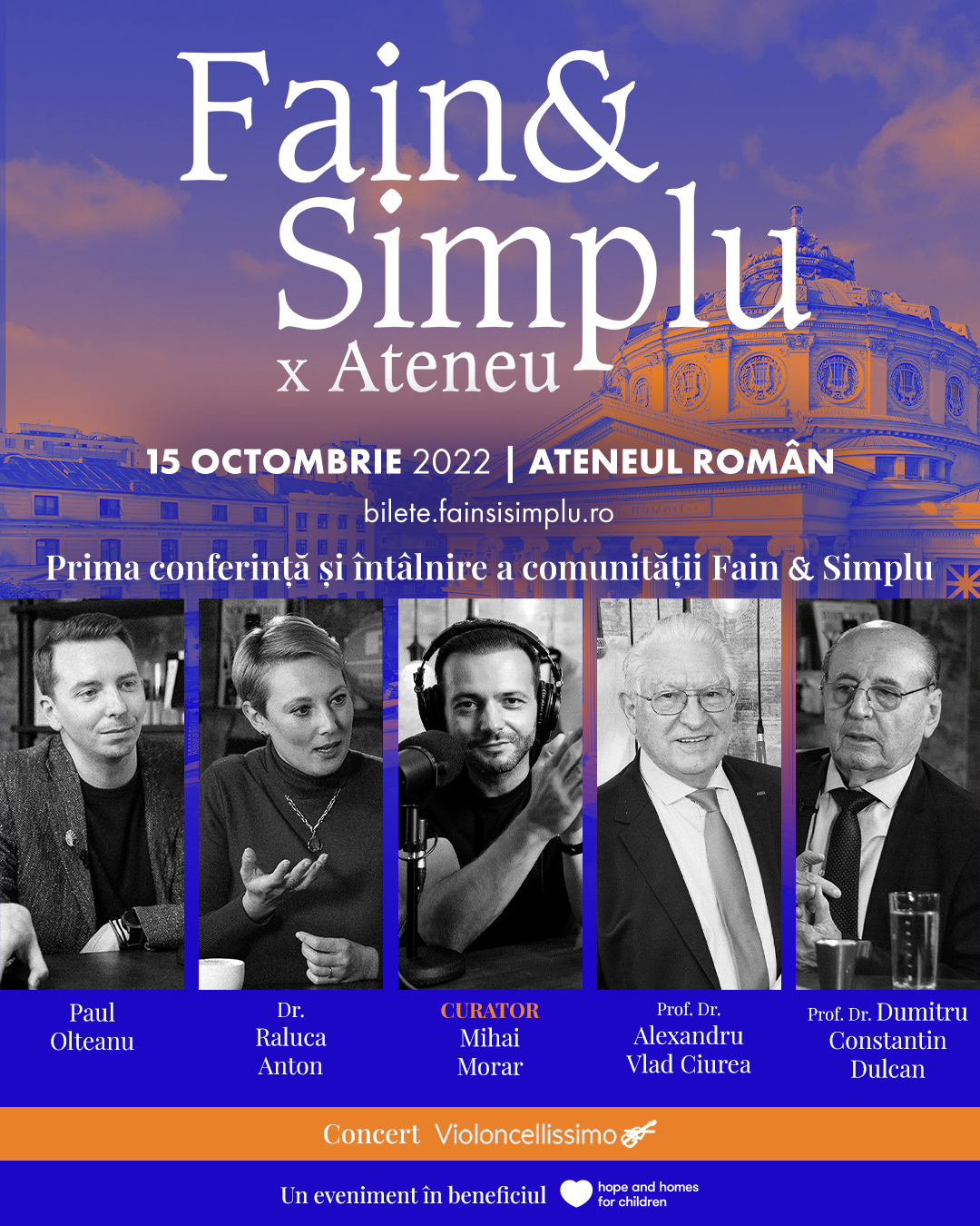 Fain & Simplu x Ateneu: Prima conferință și întâlnire a comunității ...